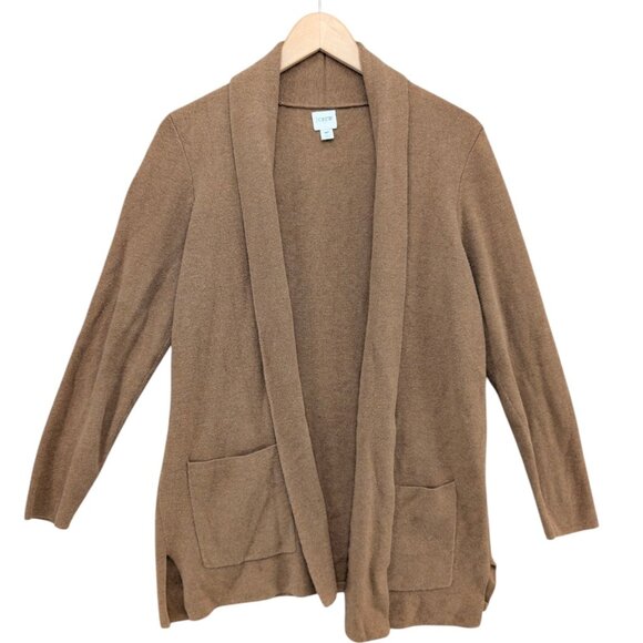 J. Crew | Sweaters | Jcrew Chelsea Sweater Blazer Cardigan Womens Brown ...